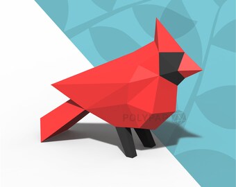 Falcon,peregrine Bird Paper Craft,3d Low Polygonal Paper Sculpture ...