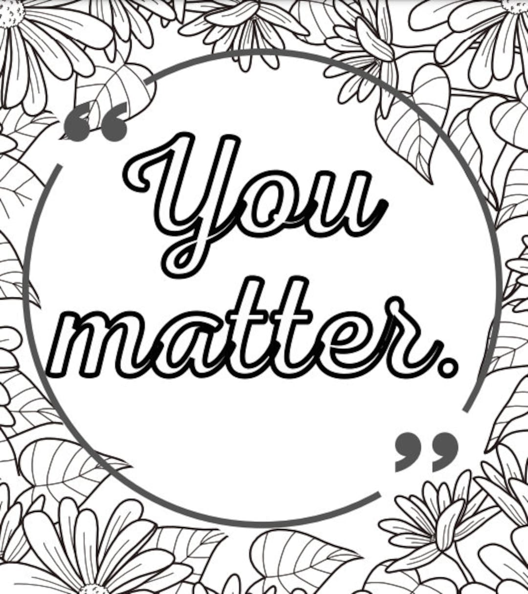 20 Motivational Coloring Pages for Adults Coloring for - Etsy