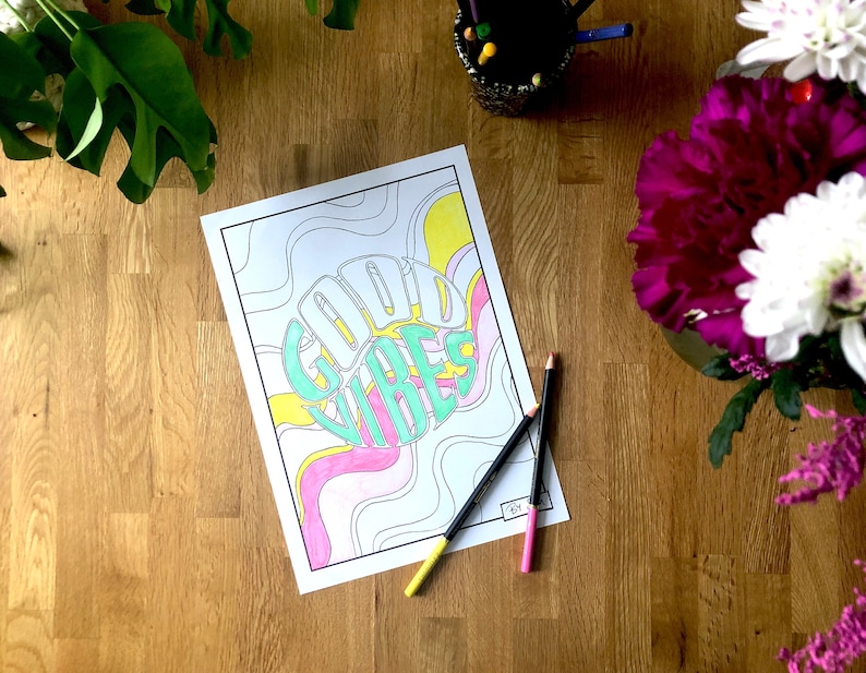 Adult Colouring in / Coloring Page / Hobby for Mindfulness / Charity ...