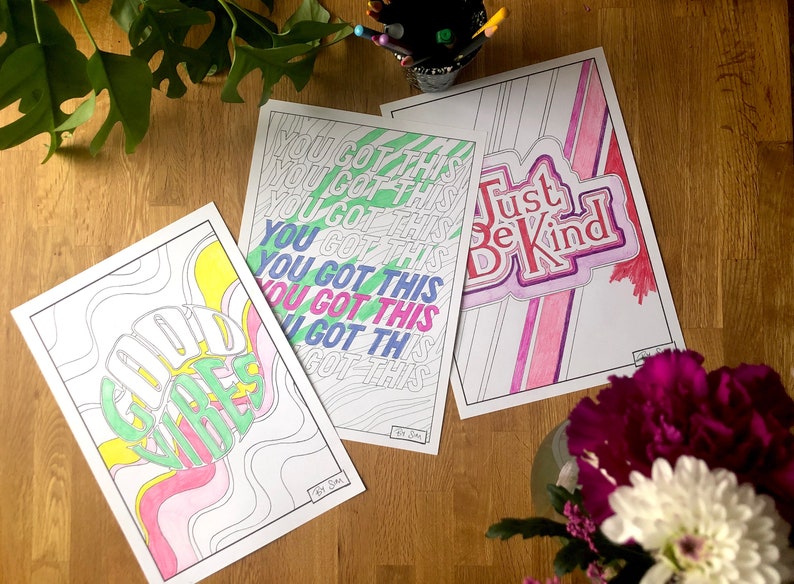 Adult Colouring in / Coloring Page / Hobby for Mindfulness / Charity ...