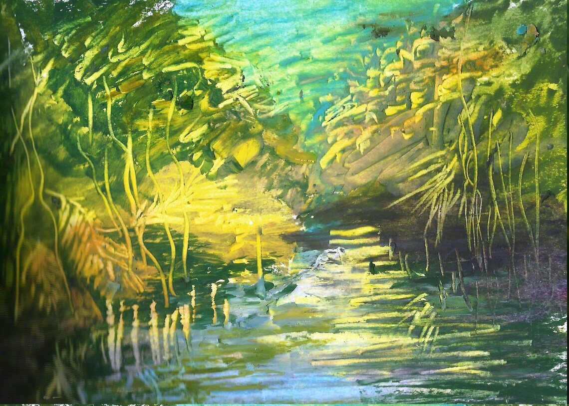 Abstract Art Print| Costa Rica | Landscape | Jungle Scenery ...