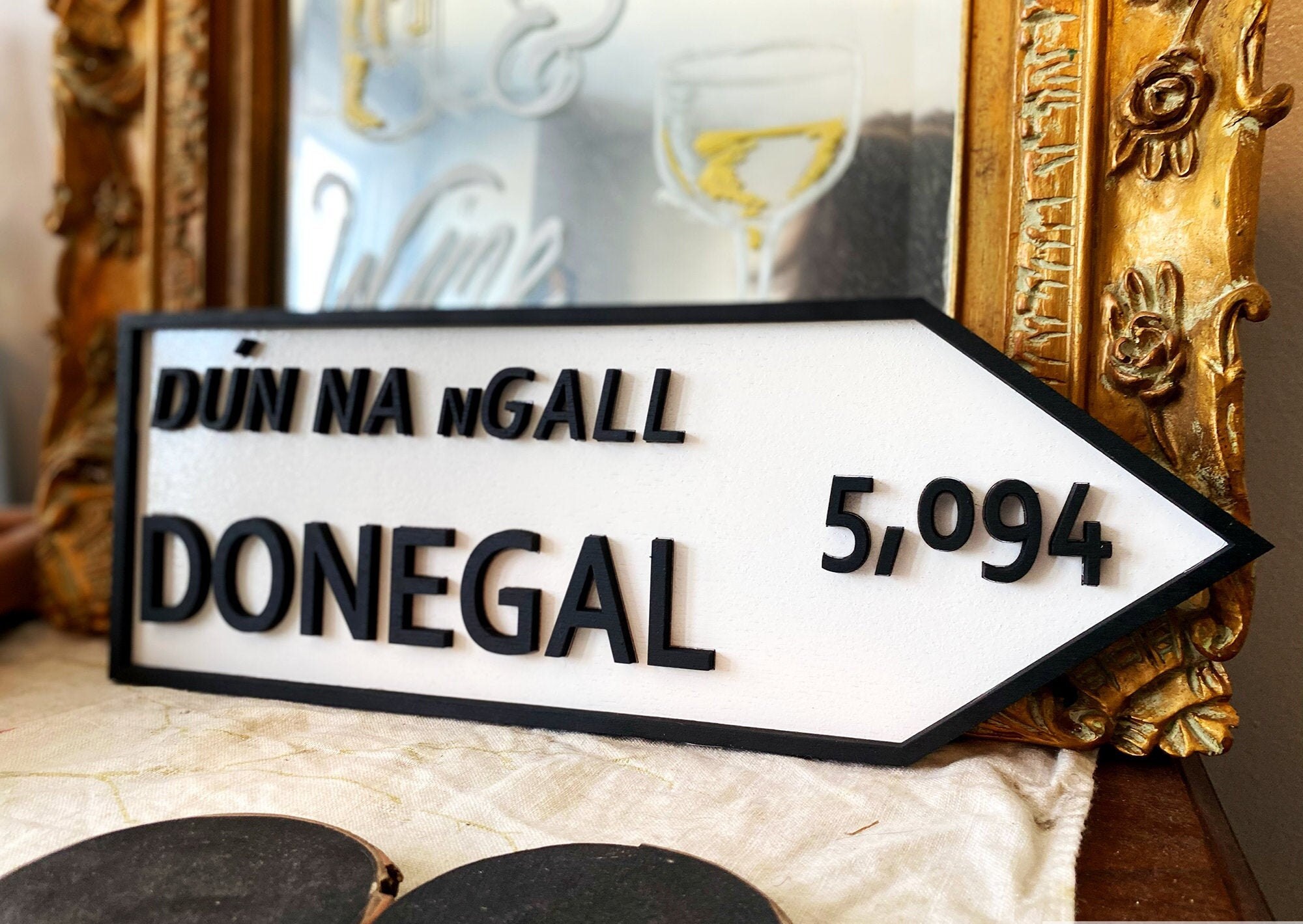 Custom Distance to Road Sign Wood Road Sign Custom Country - Etsy