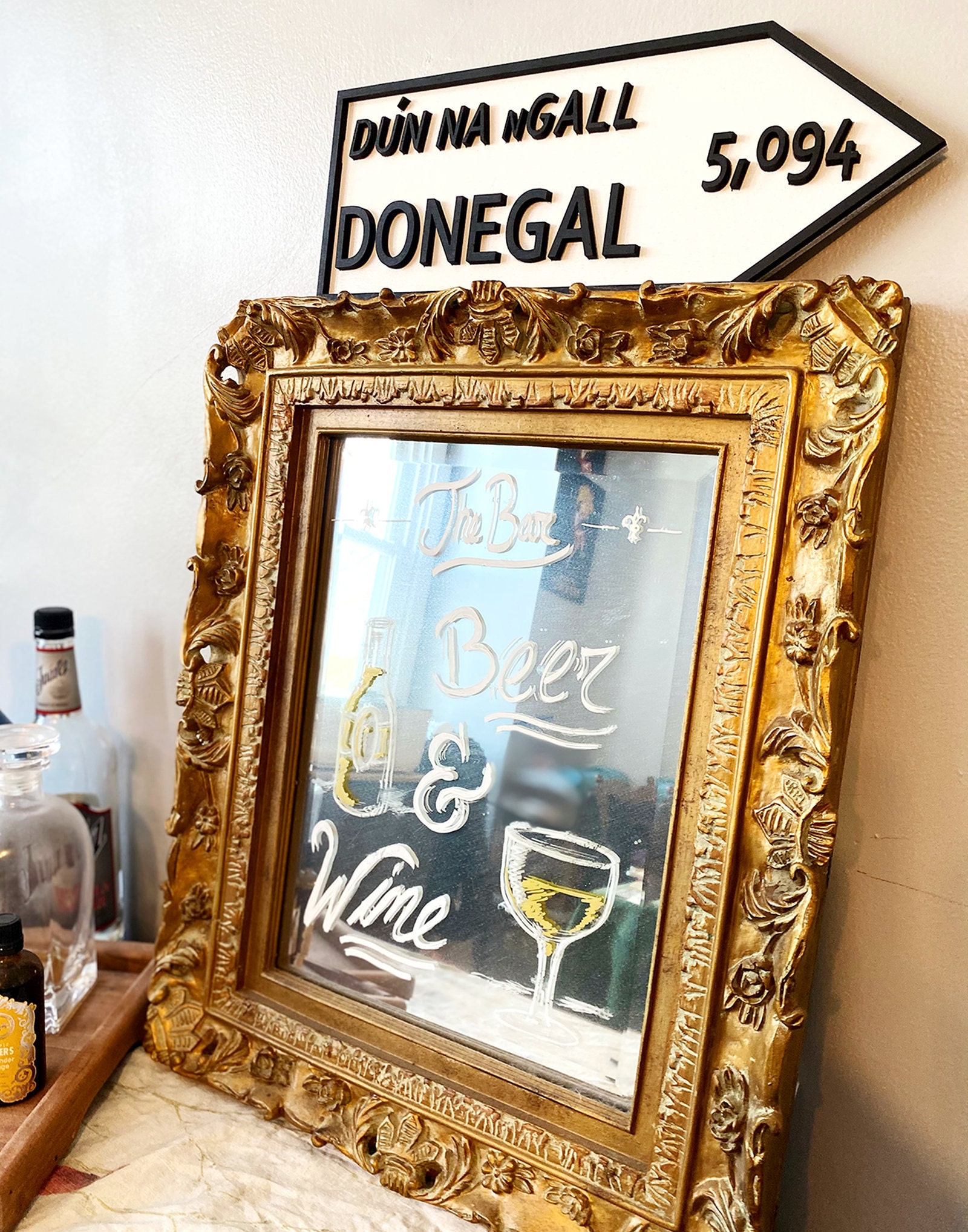 Custom Distance to Road Sign Wood Road Sign Custom Country - Etsy UK