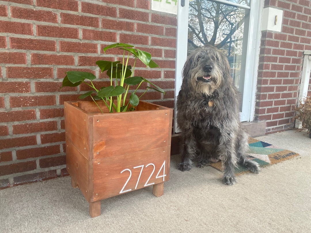 20" Small Planter Box, Indoor/outdoor Planter Box, Front Porch Flower ...