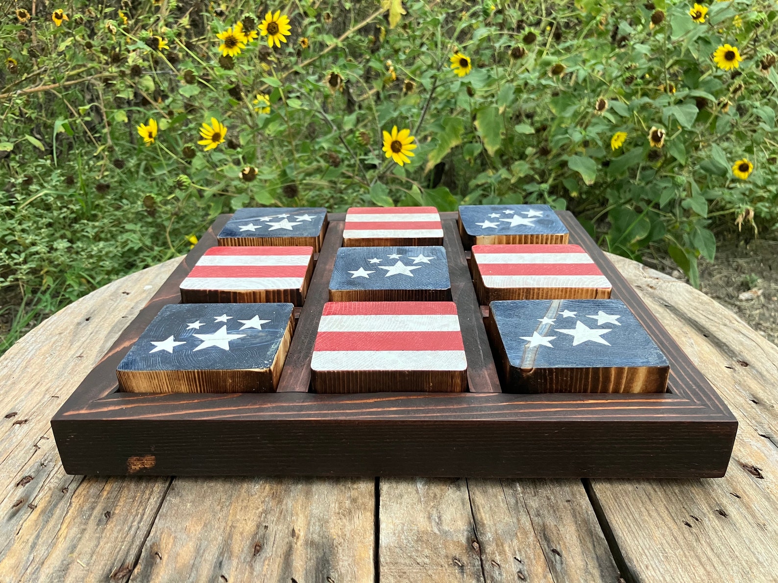 Patriotic Tic Tac Toe - Etsy