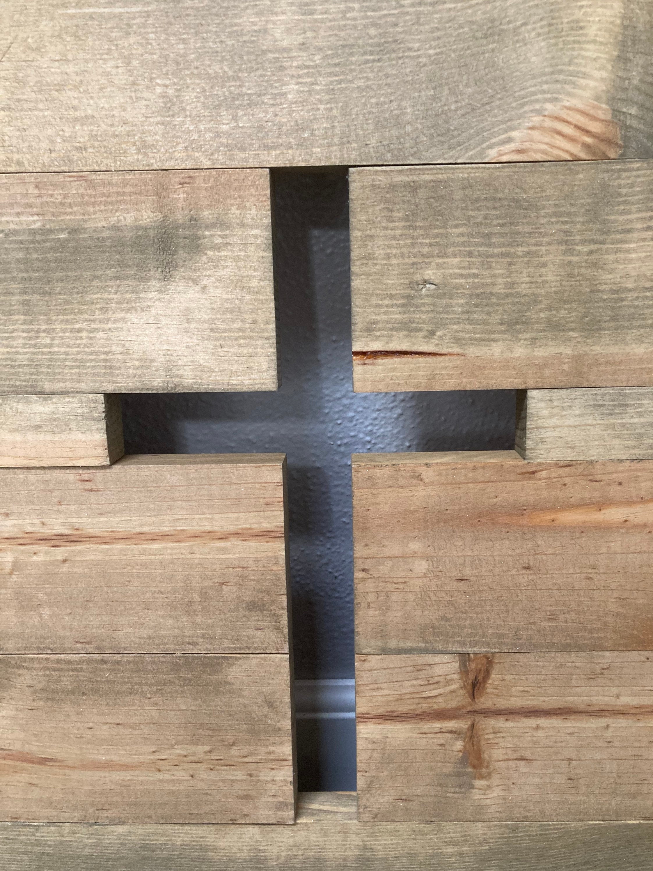 Customized Rustic Cross Cutout - Etsy