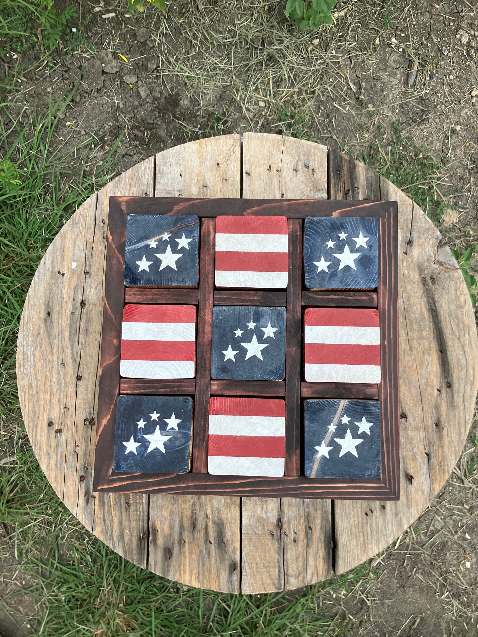 Patriotic Tic Tac Toe - Etsy