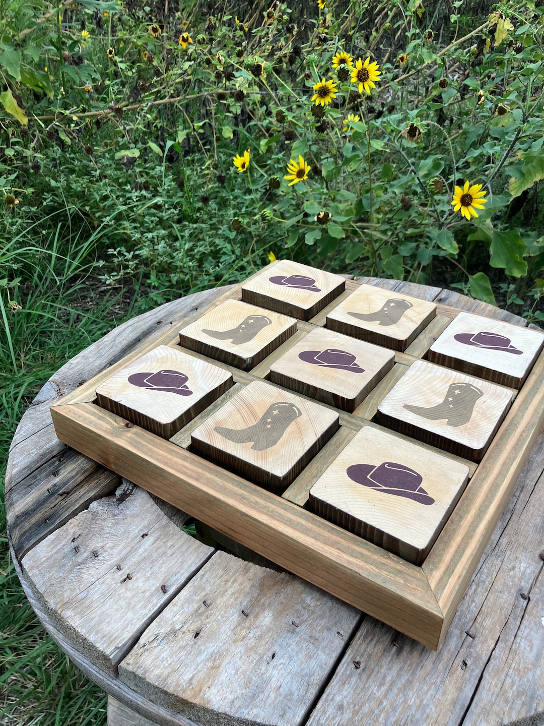 Country Tic Tac Toe - Etsy
