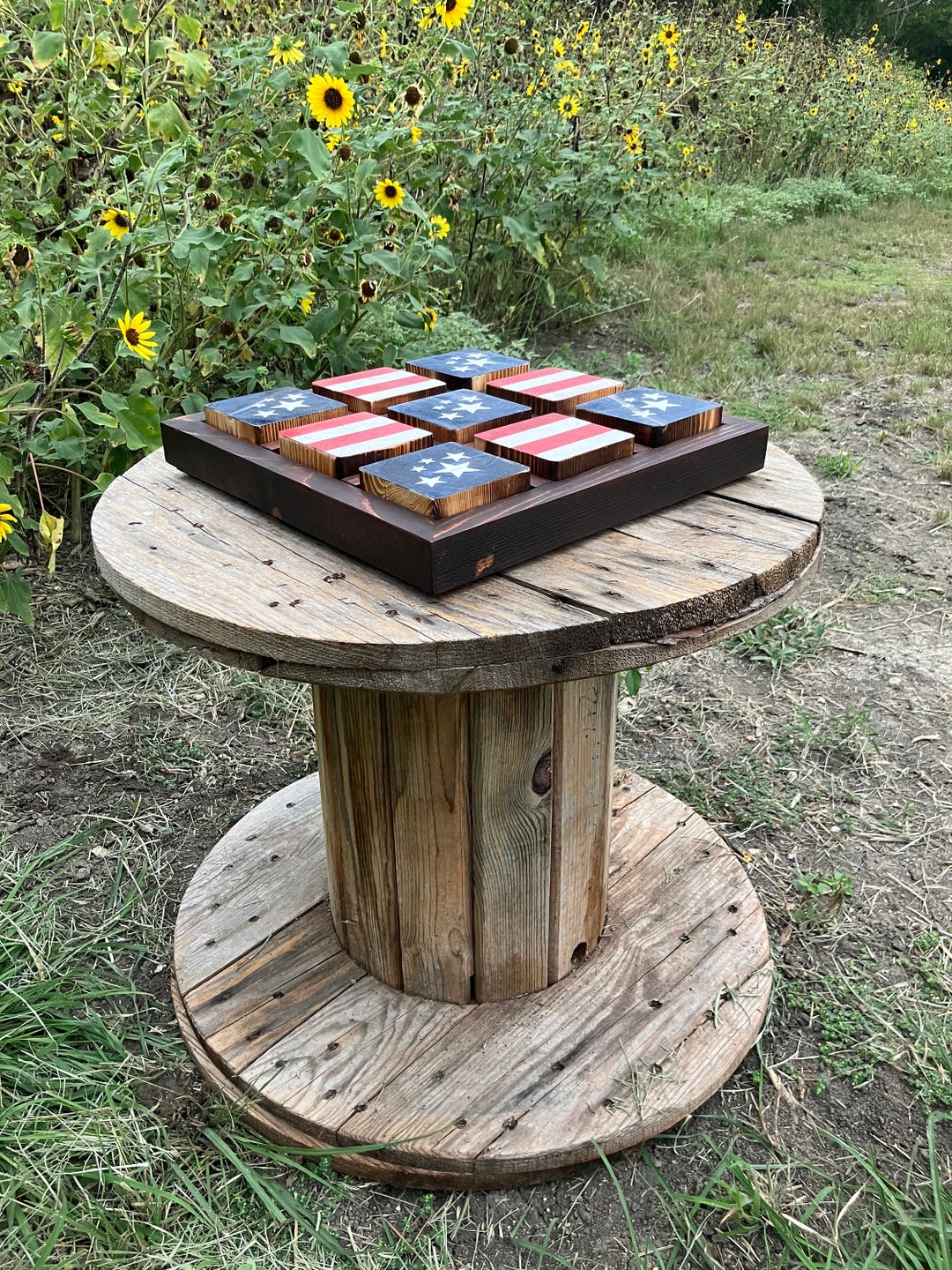 Patriotic Tic Tac Toe - Etsy