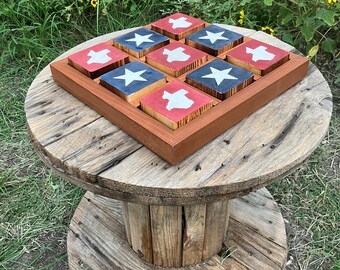 Texas Tic Tac Toe Game State Tic Tac Toe Game Texas Game Coffee Table ...