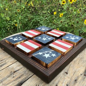 Patriotic Tic Tac Toe - Etsy