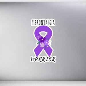 Fibromyalgia Awareness Sticker | Chronic Illness, Chronic Pain Spoonie ...