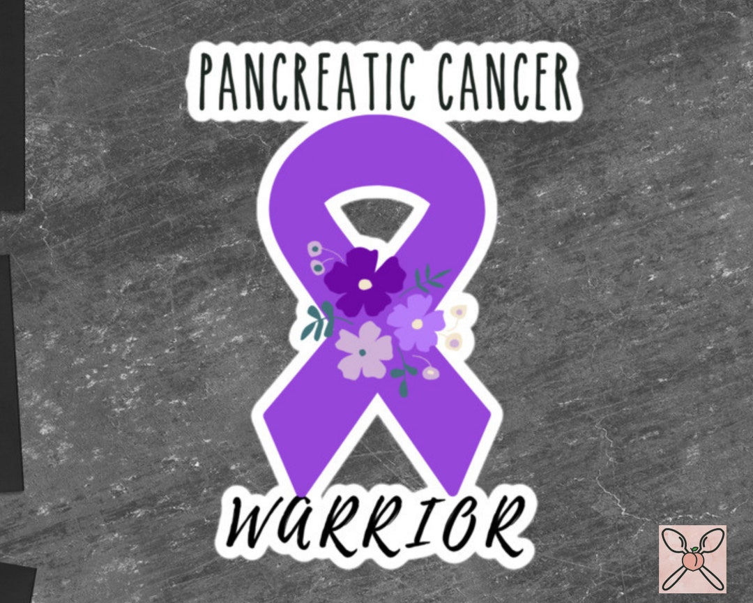 Pancreatic Cancer Awareness Sticker | Chronic Illness, Chronic Pain ...