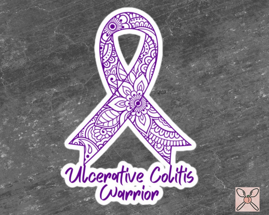 Ulcerative Colitis Awareness Sticker | Chronic Illness, Chronic Pain ...