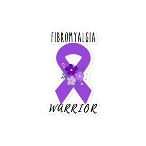 Fibromyalgia Awareness Sticker | Chronic Illness, Chronic Pain Spoonie ...