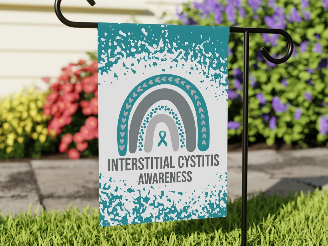 Interstitial Cystitis Awareness Garden Flag | Welcome Sign | New Home ...