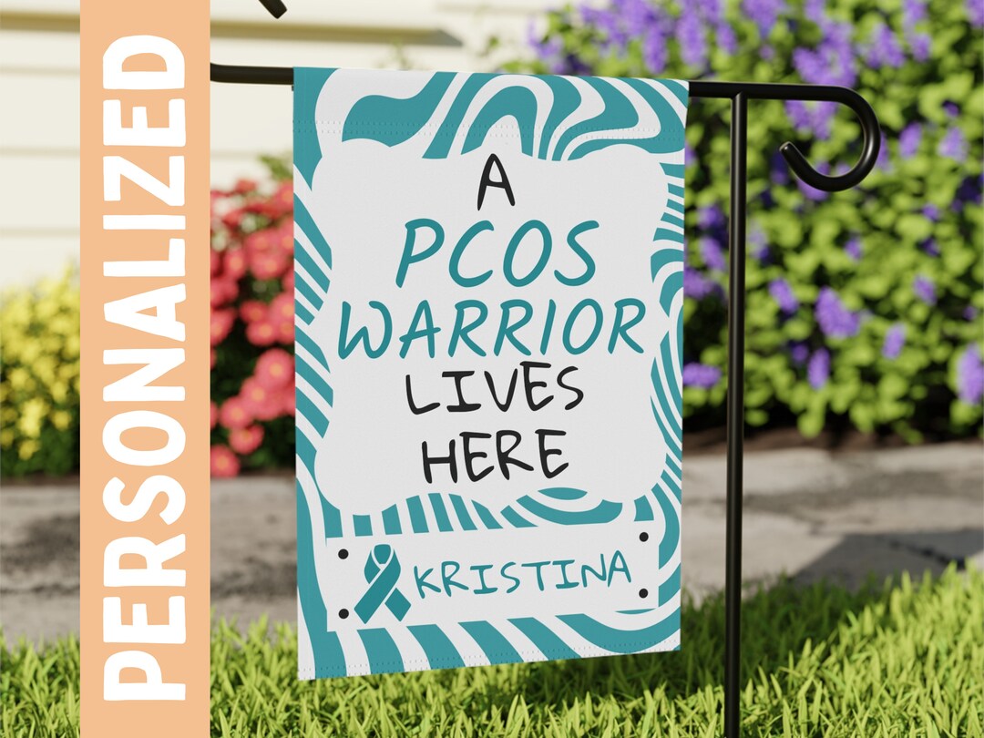 PCOS Awareness Garden Flag Welcome Sign New Home Decorative House ...