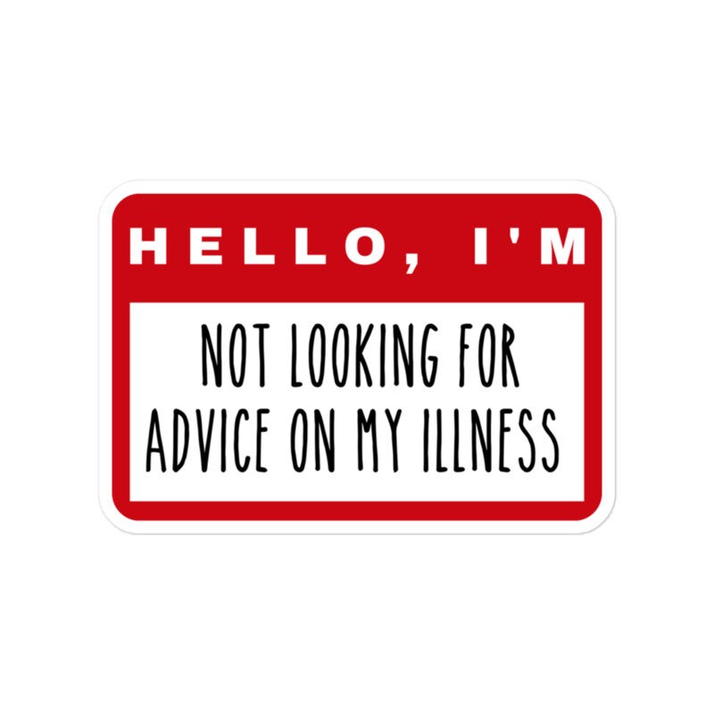 Chronic Pain Awareness Sticker Chronic Illness Disability | Etsy