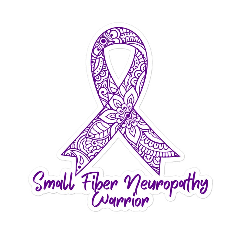 Small Fiber Neuropathy Awareness Sticker | Chronic Illness, Chronic ...