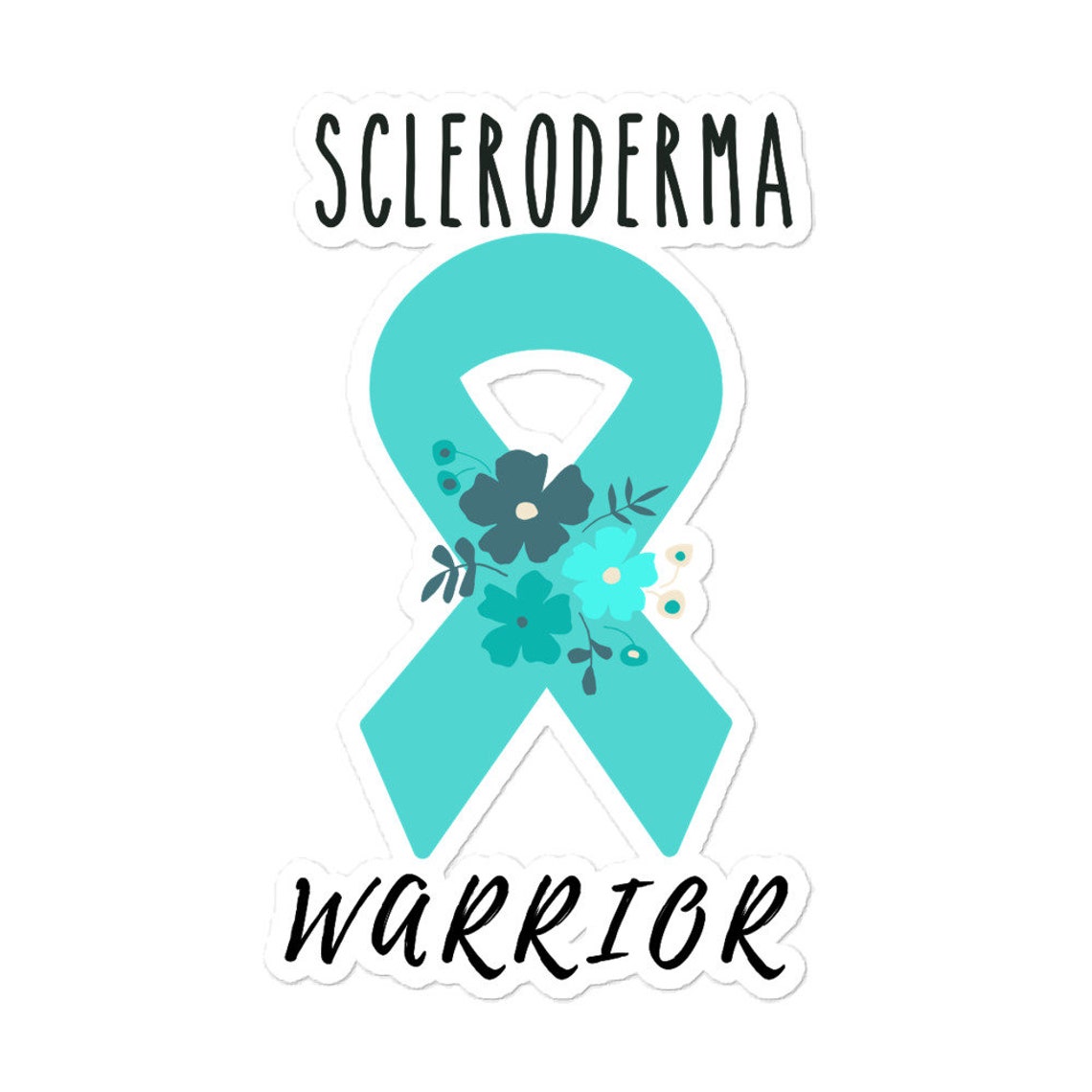 Scleroderma Awareness Sticker Chronic Illness Chronic Pain | Etsy