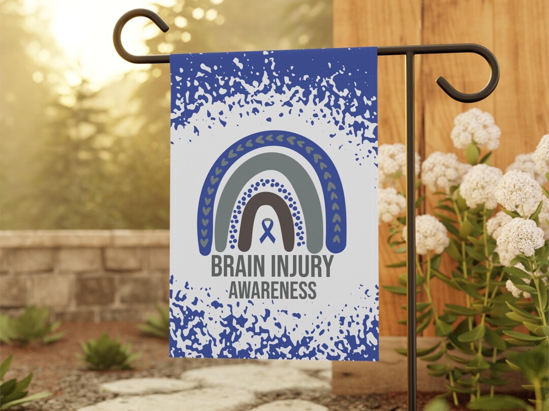 Brain Injury Awareness Garden Flag | Welcome Sign | New Home ...