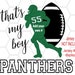 Panthers Football // That's My Boy // Green and Black // School Spirit ...