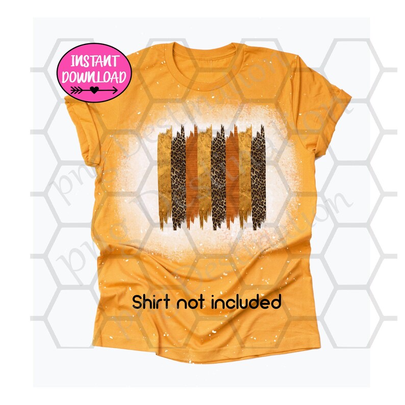 Gold Leopard Brush Stroke Design, PNG INSTANT DOWNLOAD, Sublimation - Etsy