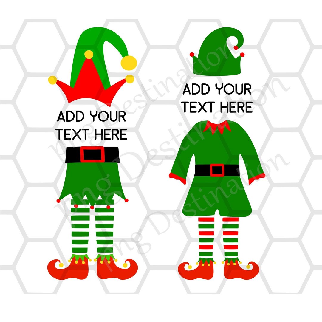 Christmas Elves, Boy/girl Elf Set, PNG INSTANT DOWNLOAD, Sublimation - Etsy