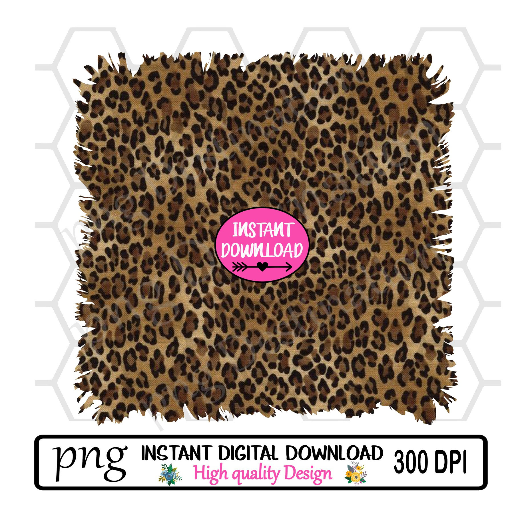 Leopard Square Backsplash, PNG INSTANT DOWNLOAD, Sublimation - Etsy