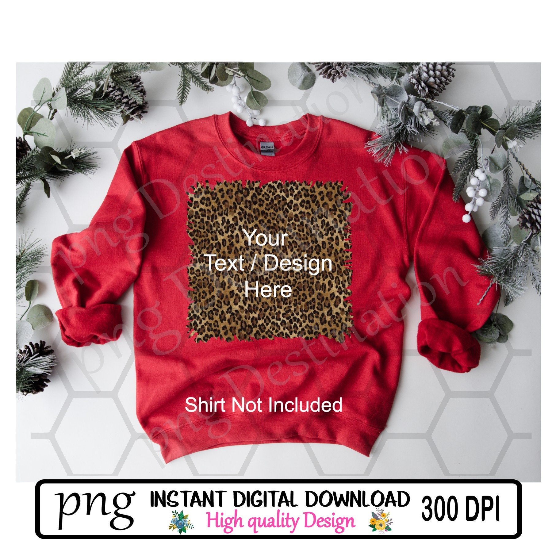 Leopard Square Backsplash, PNG INSTANT DOWNLOAD, Sublimation - Etsy