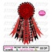 Red Homecoming Mum PNG /red Flower/shirt Mum/red Black Mum/school ...