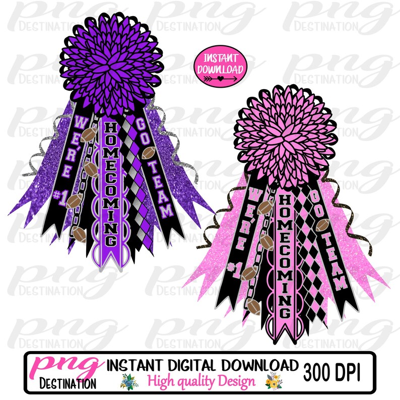 Homecoming Mum Set PNG/10 Files/bundle Set/colored Mum/team Set/shirt ...