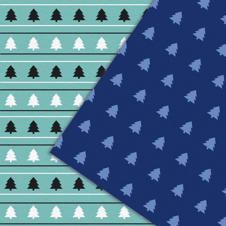 Tree Digital Papers, Minimal Tree Pattern, Wintry Tree Papers ...