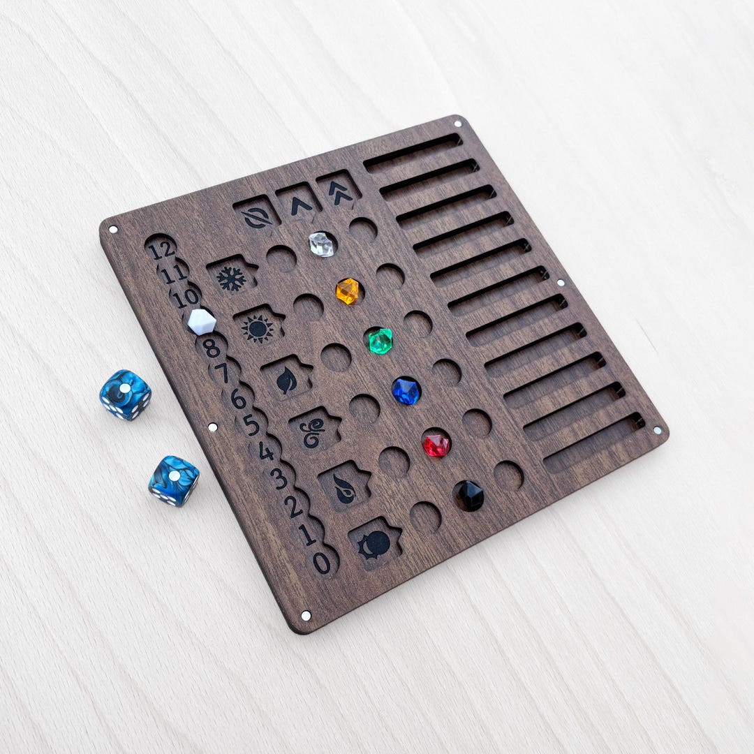 Gloomhaven & Frosthaven Element Tracker - Board Game Organizer and ...
