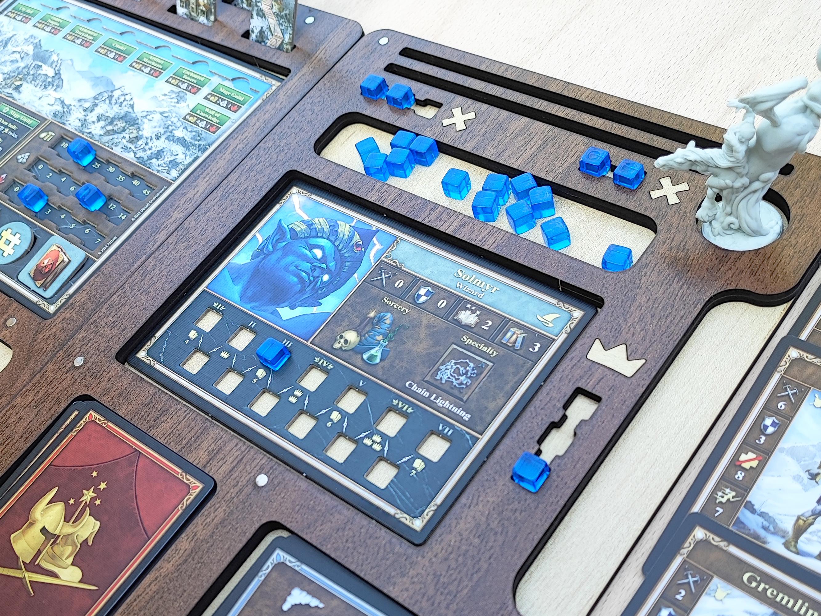 Heroes 3 Board Game Dashboard - Magnetic Player Board - Spearhead ...