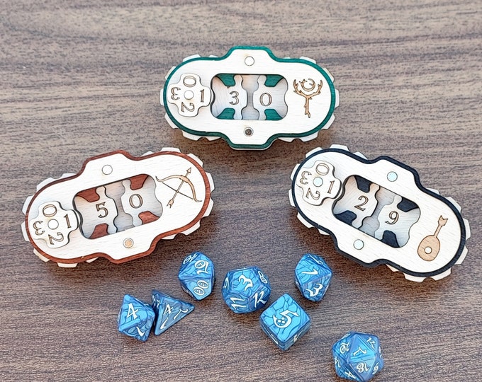 D&D Hit Points Tracker - Etsy