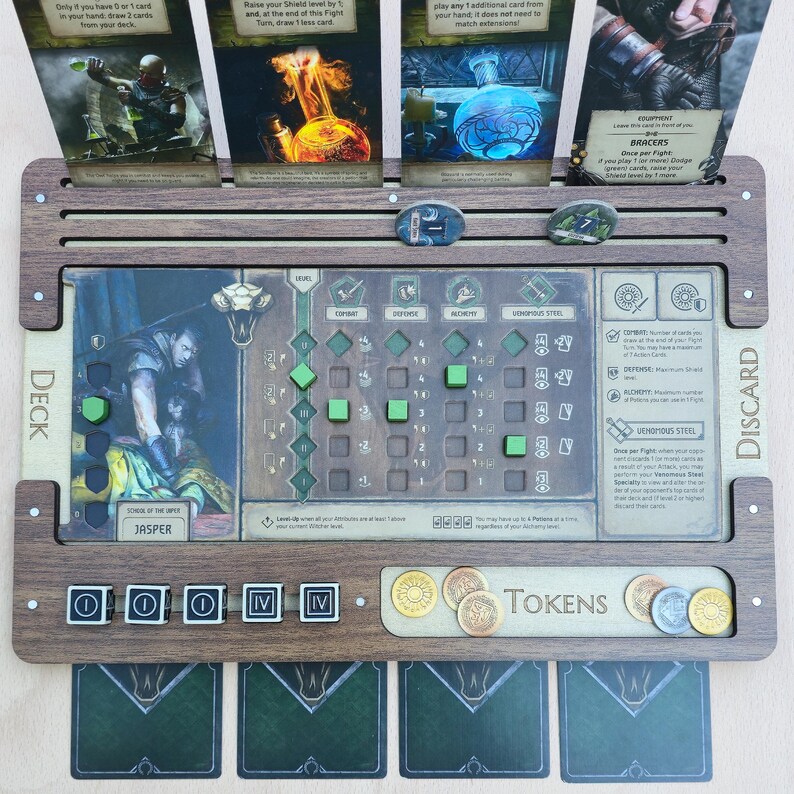 The Witcher Old World Dashboard - Board Game Player Board - Spearhead ...