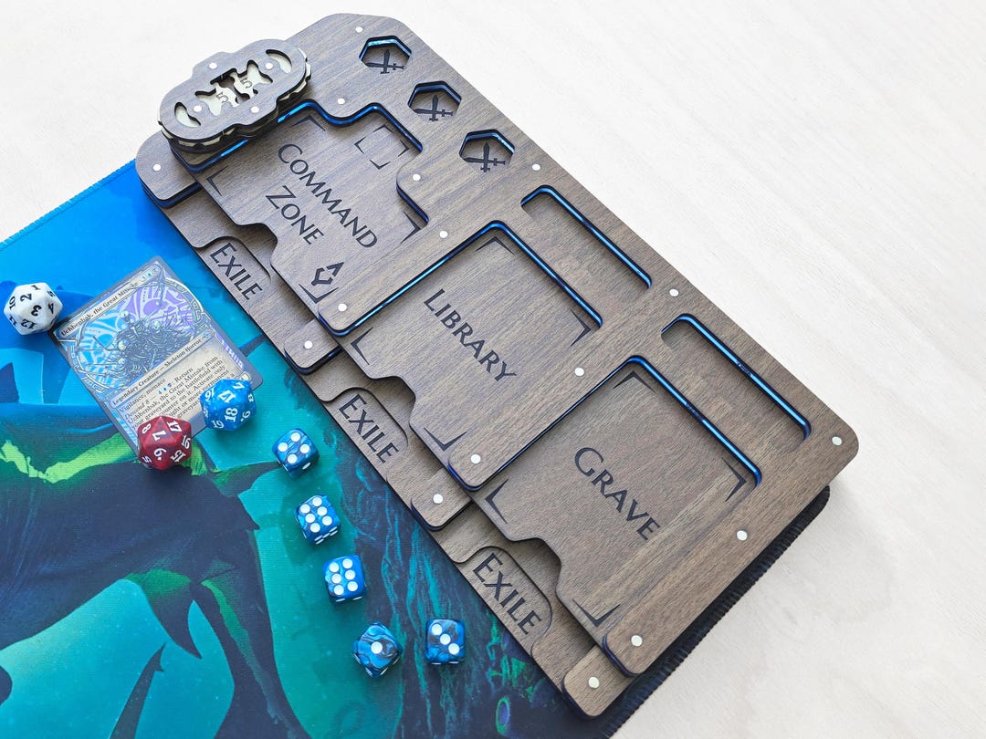 MTG Commander Deck Tray - Magic the Gathering Card Holder - Spearhead ...