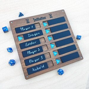 Tabletop RPG Initiative Tracker - Dungeon Master Gift - Dungeons and ...