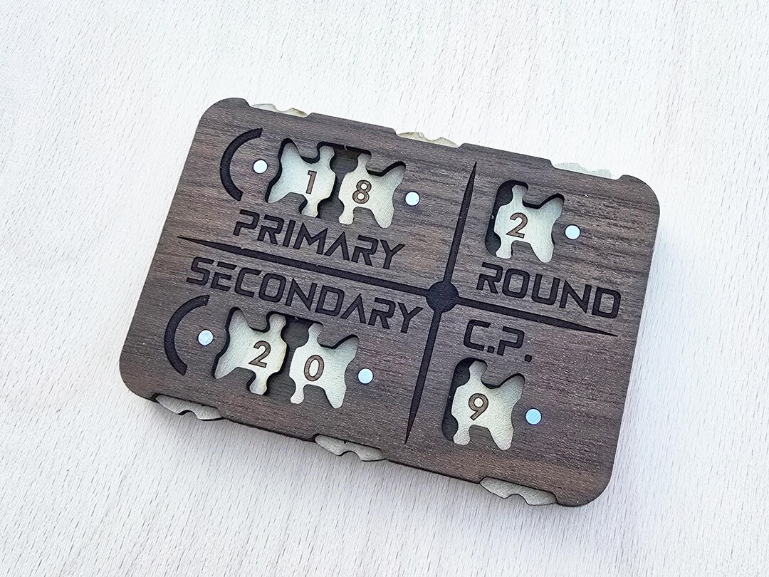 WH40K Game Tracker - Warhammer 40k Vicory Point Counter- Spearhead ...