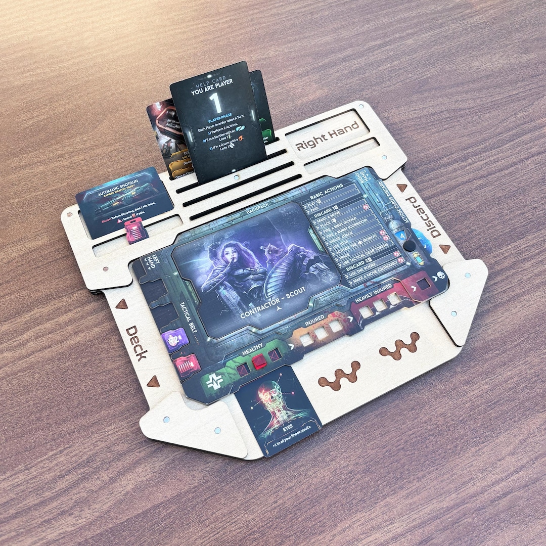 Nemesis Retaliation Board Game Player Board – Dashboard Organizer ...