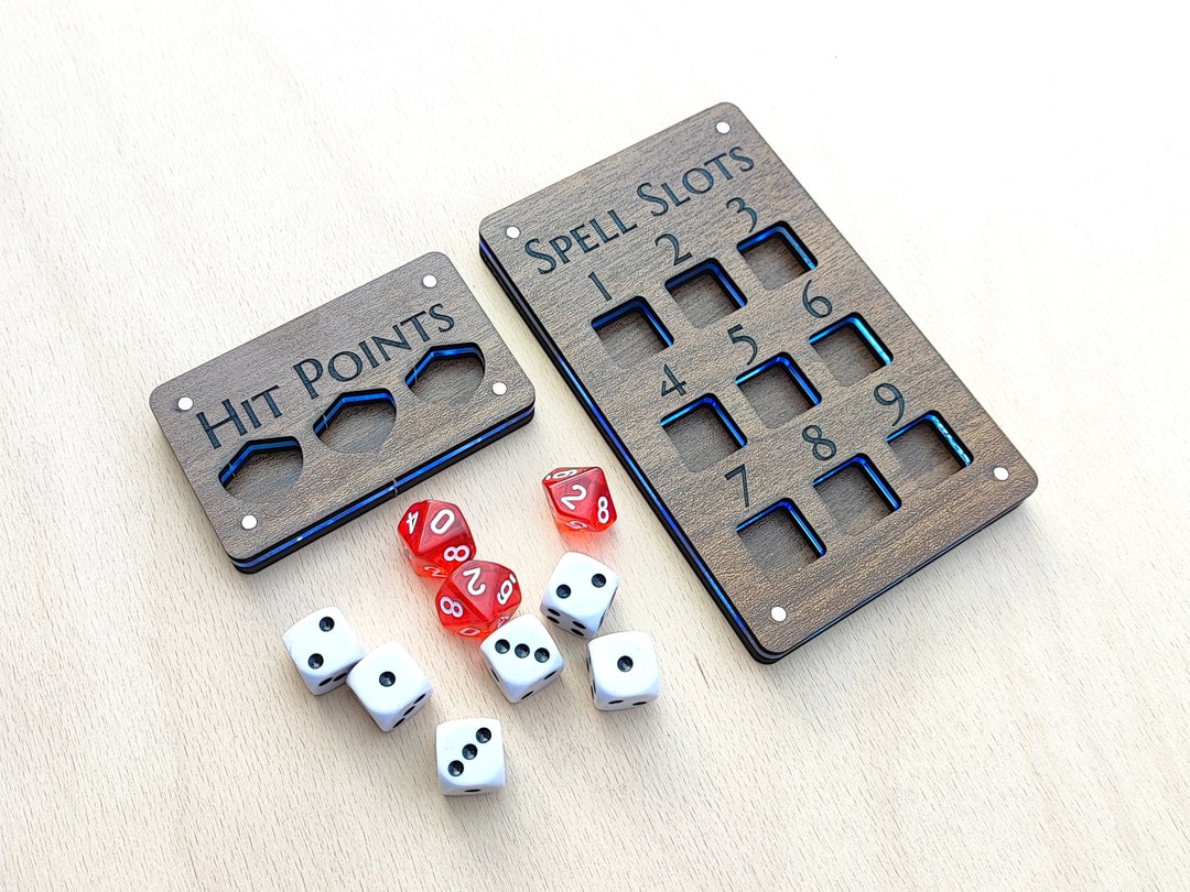 Dnd Dragon Pack Dungeons and Dragons Spell Slot Tracker / Hit Points ...