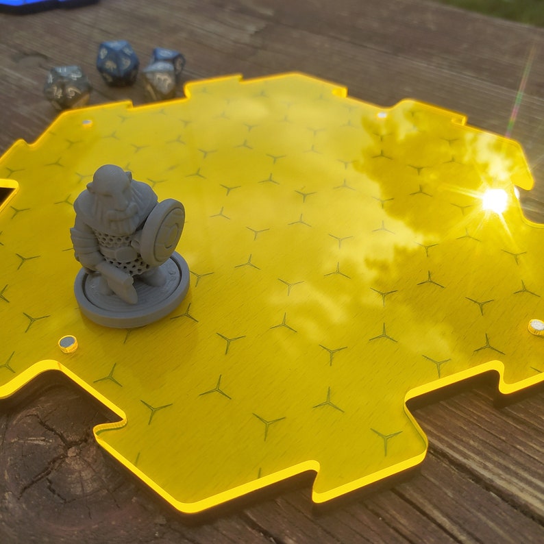 Universal Writable Hex Grid Battlemap for D&D and Tabletop | Etsy