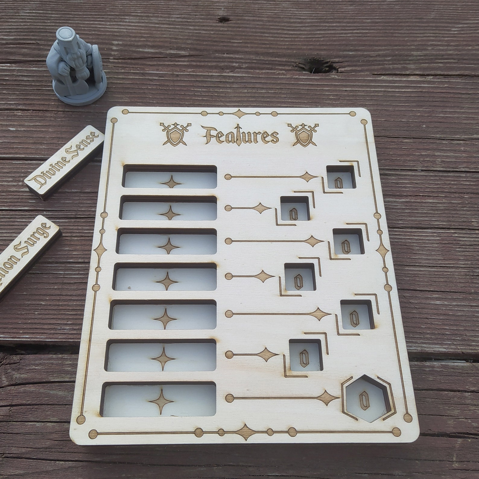 D&D Class Feature Counter 8 different colors Dungeons and | Etsy