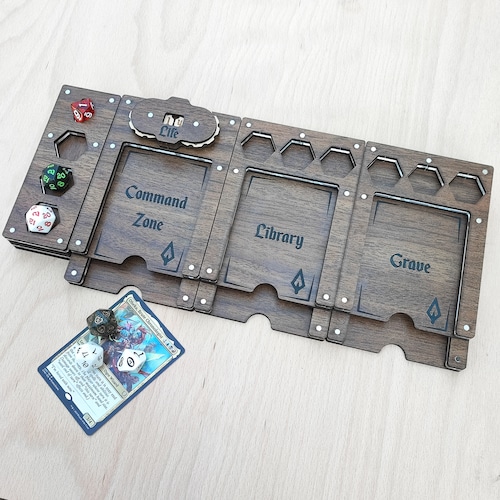 Magic Commander EDH Command Zone Tray MTG Magic the - Etsy Magic Commander EDH Command Zone Tray MTG Magic the - Etsy