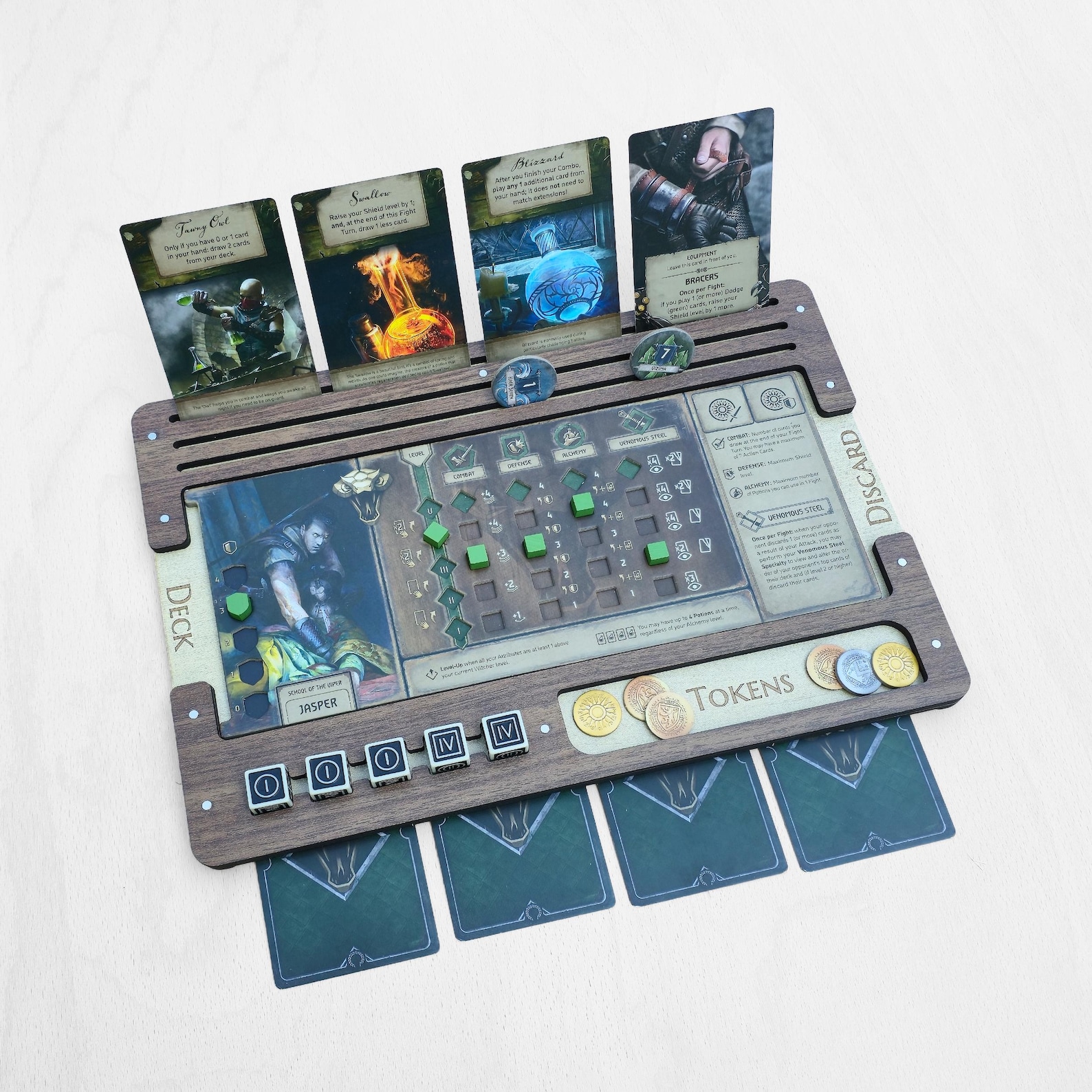 The Witcher Old World Dashboard - Board Game Player Board - Spearhead ...