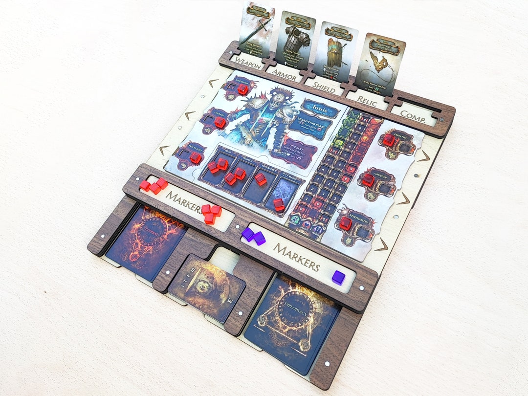 Tainted Grail Kings of Ruin Board Game Dashboard and Save Box ...