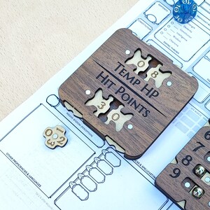 Dungeons and Dragons Tracker Set - Dnd Accessories - HP Tracker and ...
