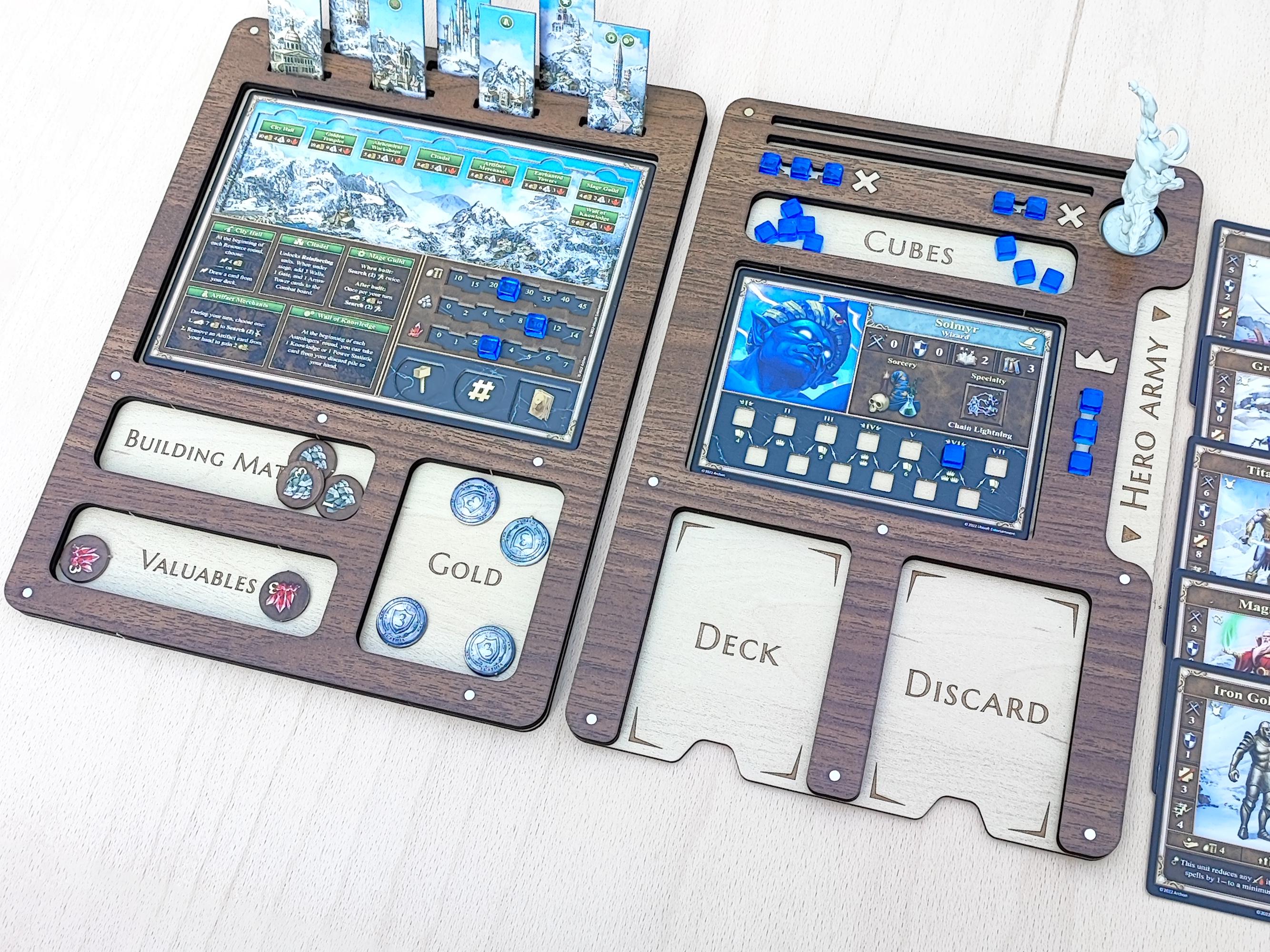 Heroes 3 Board Game Dashboard - Magnetic Player Board - Spearhead ...