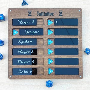 Tabletop RPG Initiative Tracker - Dungeon Master Gift - Dungeons and ...